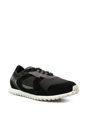 Emporio Armani Suede-panelled Sneakers