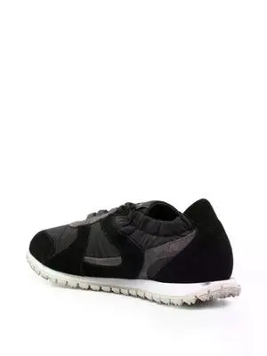 Emporio Armani Suede-panelled Sneakers