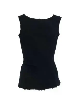 MARC LE BIHAN Raw-edge Panelled Top