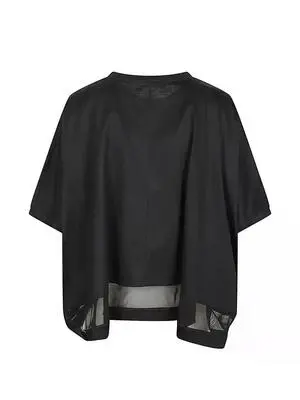 Mizuiro Ind Mesh-panel Wide T-shirt