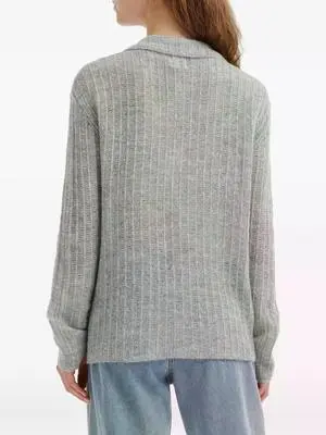 B+AB Ribbed-knit Cardigan
