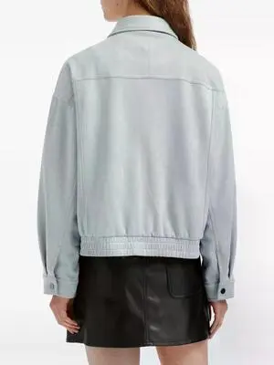 B+AB Suede Effect Elasticated Hem Jacket