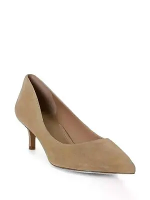 Ralph Lauren Adrienne Pointed-toe Suede Pumps - Brown