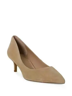 Ralph Lauren Adrienne Pointed-toe Suede Pumps - Brown