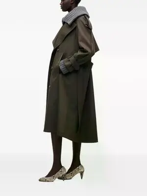 Victoria Beckham Double-breasted Belted Trench Coat