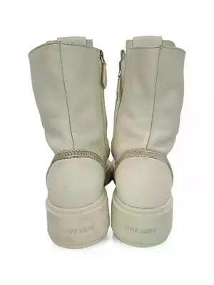 Miu Miu Lace-up Combat Boots
