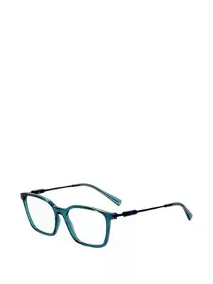 Armani Exchange Geometric-frame Glasses - Blue