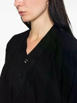 LEMAIRE Trompe L`oeil Button-down Cardigan