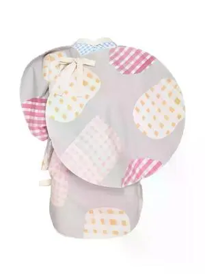 COMME DES GARÇONS TAO Gingham-print Layered Top