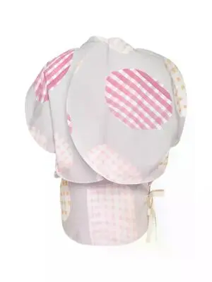COMME DES GARÇONS TAO Gingham-print Layered Top