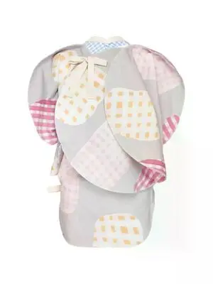 COMME DES GARÇONS TAO Gingham-print Layered Top