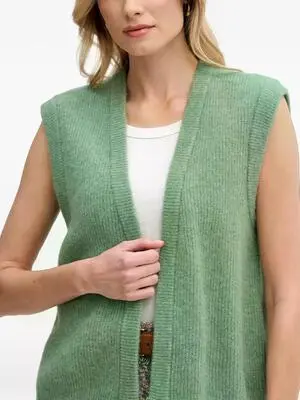 MOS MOSH Mmthora Ribbed-trim Knit Vest