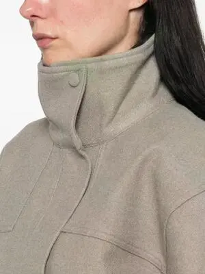 LA PISCINE Belted High-neck Bomber Jacket