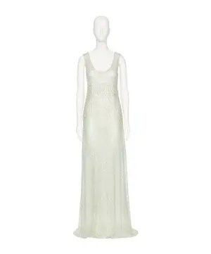 Valentino Garavani Embellished Sleeveless Evening Gown