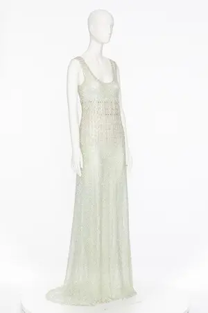 Valentino Garavani Embellished Sleeveless Evening Gown