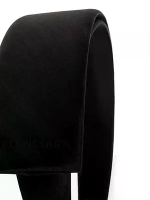 Balenciaga Logo-embroidered Satin-finish Headband