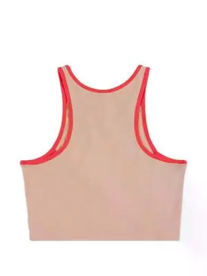 Nike Logo-embroidered Ribbed Tank Top