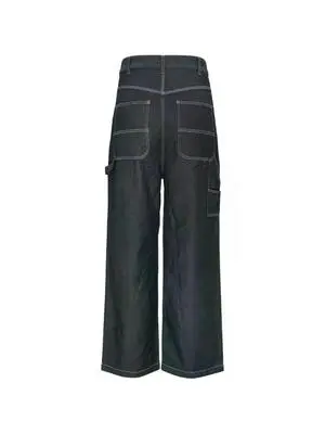 Comme Des Garçons Contrast-stitch Carpenter Pants