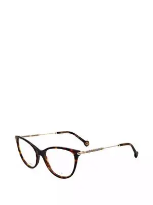 Carolina Herrera Tortoiseshell-effect Cat-eye Glasses - Brown