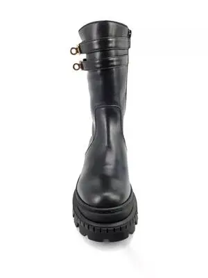 MADISON MAISON Shearling-lined Buckle-strap Boots