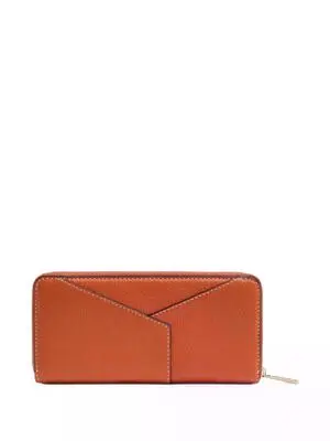 LANCEL Enveloppe Grained Leather Wallet