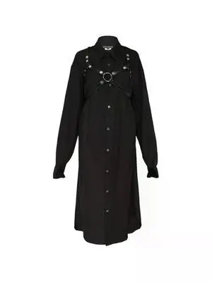 Junya Watanabe Harness-detail Long-sleeve Midi Dress
