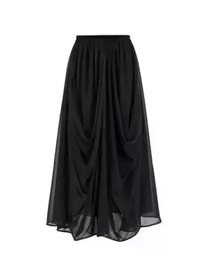 LA HAINE INSIDE US Draped Maxi Skirt