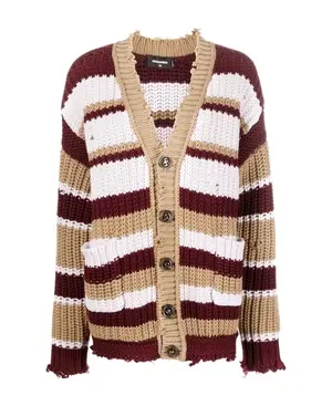 Dsquared2 Striped Buttoned Cardigan