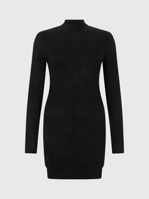 Philipp Plein Long Sleeve Mock Neck Dress