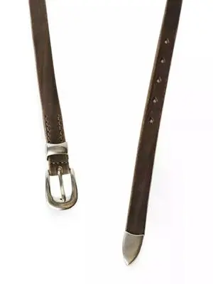 Our Legacy Buckle-fastening Leather Belt - Brown