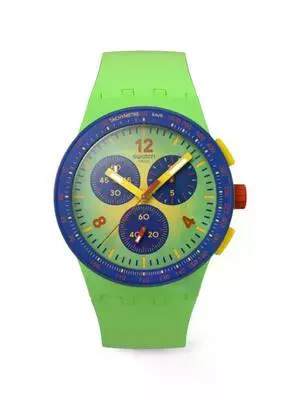SWATCH Flowing 42mm Watch - Green