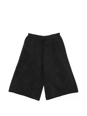 SEMICOUTURE Drawstring Knee-length Shorts - Grey