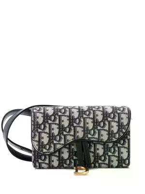 Dior Saddle Rectangular Oblique Canvas Belt Bag