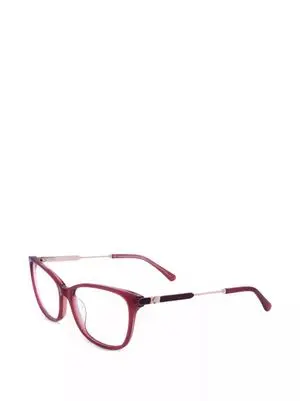 Kate Spade New York Logo-plaque Square-frame Glasses - Pink