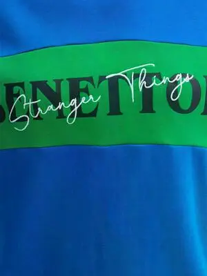 BENETTON Stranger Things" Color-block Sweatshirt