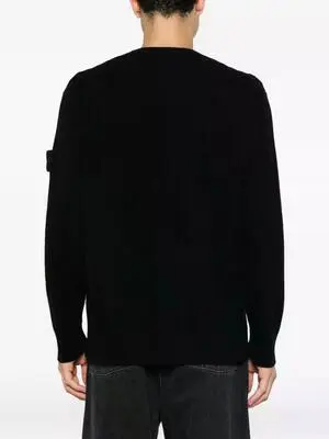 Stone Island Ribbed Logo-patch Sweater