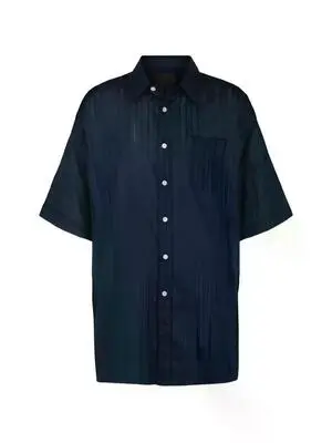 Givenchy Striped Short-sleeve Shirt