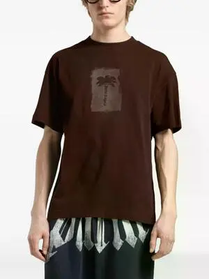 Palm Angels Brushed Palm Tree T-shirt