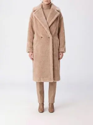 Max Mara Double Breasted Coat - Brown