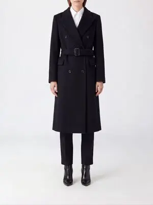 Tagliatore Belted Double-breasted Cashmere Coat