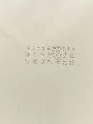MAISON MARGIELA Cropped Cotton Twill Bomber Jacket With Logo