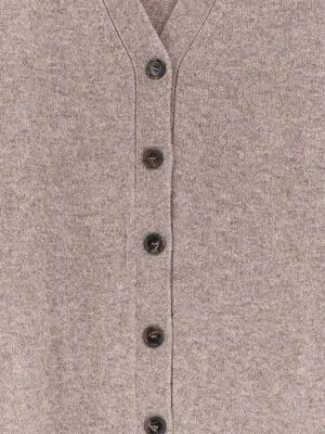 Aspesi Button-detailed V-neck Cardigan - Grey