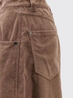 Brunello Cucinelli Wide Leg Corduroy Trousers