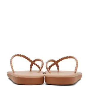 ANCIENT GREEK SANDALS Braided-strap Flip Flops