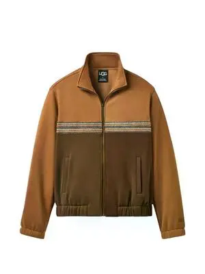 UGG Tasman Braid-trim Sport Jacket - Brown