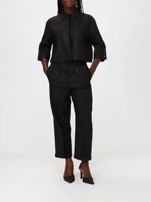 Liviana Conti Textured Straight Leg Pants
