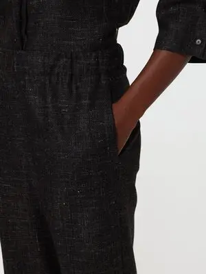 Liviana Conti Textured Straight Leg Pants