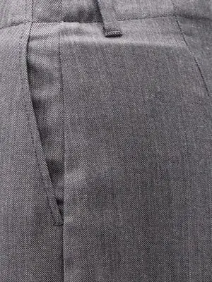 MAISON MARGIELA Wide Leg Virgin Wool Tailored Trousers