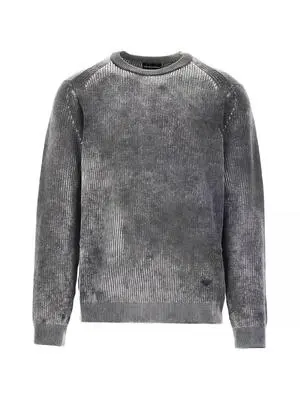 Emporio Armani Ribbed-knit Crew-neck Sweater