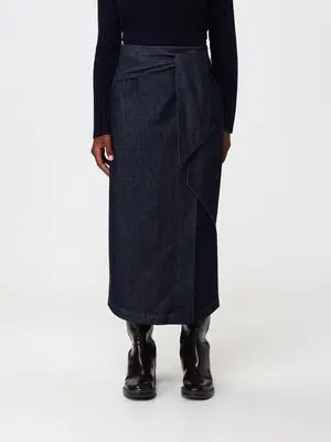 Emporio Armani Denim Wrap Skirt
